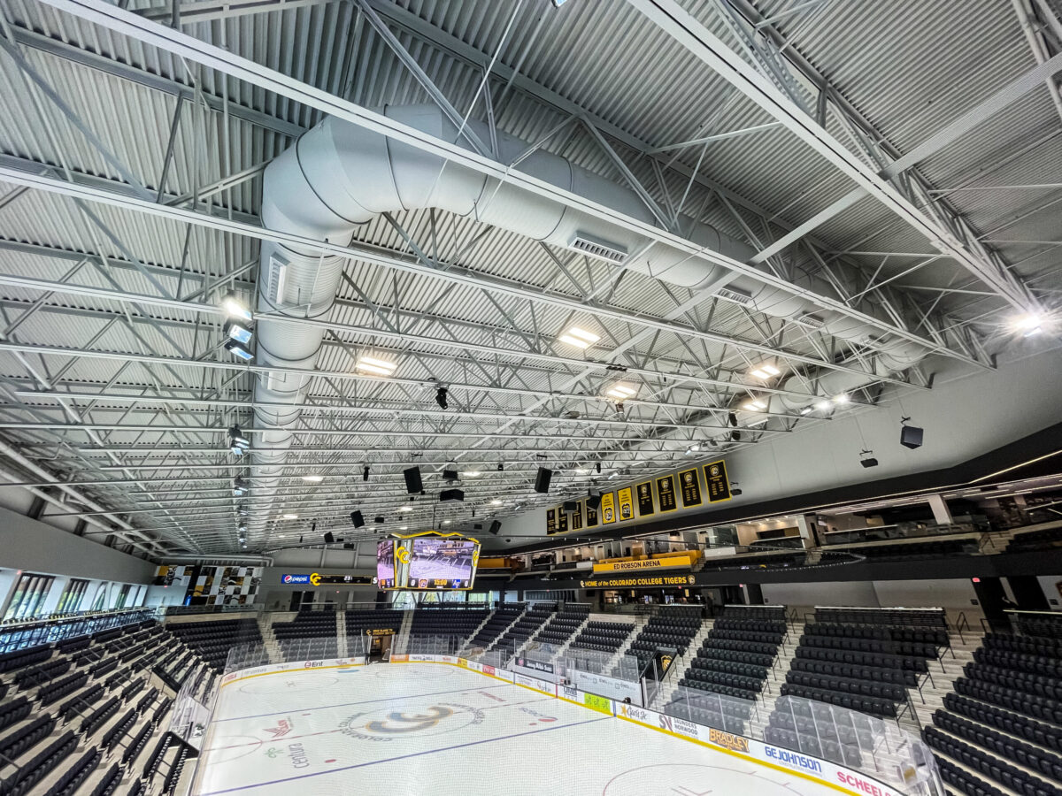 LEA Amps Power Colorado Ice Hockey Facility: Ed Robson Arena ...